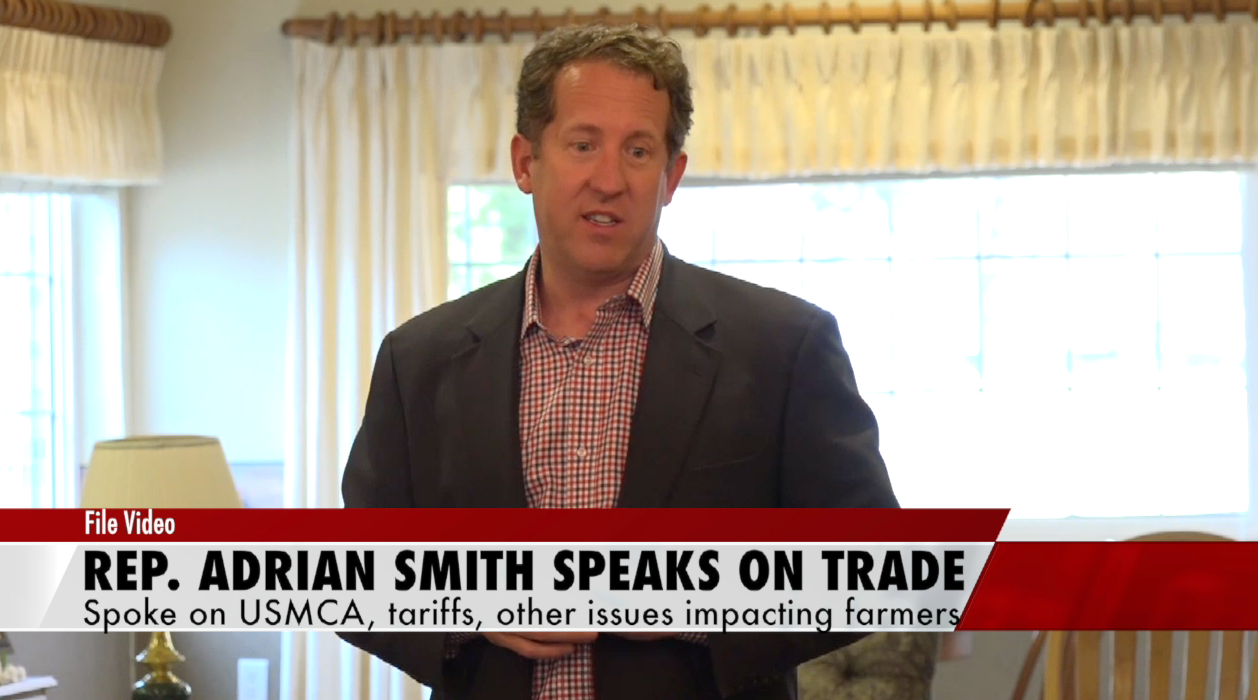 3rd District Representative Adrian Smith speaks on USMCA, trade ...