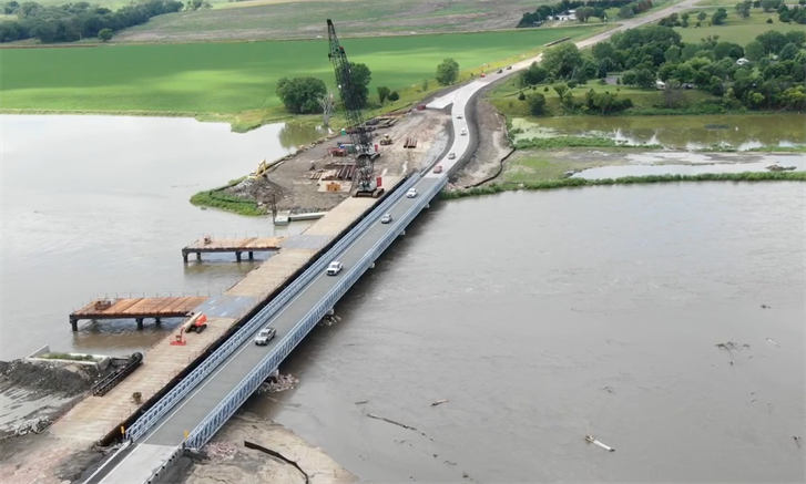 Temporary bridge over the Niobrara River opens - NEWS CHANNEL NEBRASKA