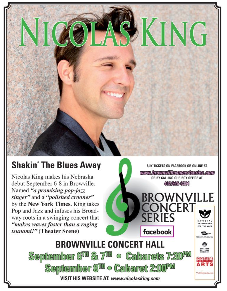 Brownville Concert Series presenting pop-jazz singer Nicolas King this ...