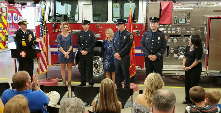 New Beatrice Firefighters Receive Badges - SOUTHEAST - NEWS CHANNEL ...