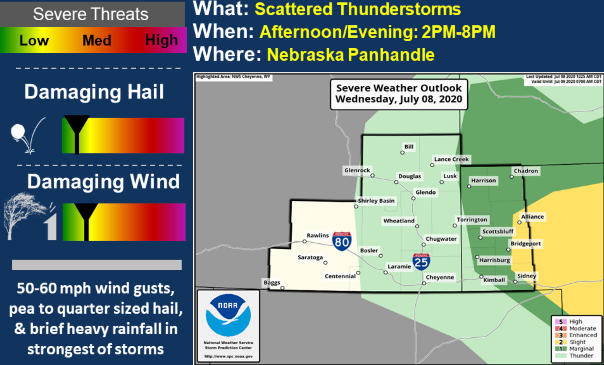 Severe weather possible over parts of Nebraska Panhandle Wednesday evening - PANHANDLE - NEWS ...