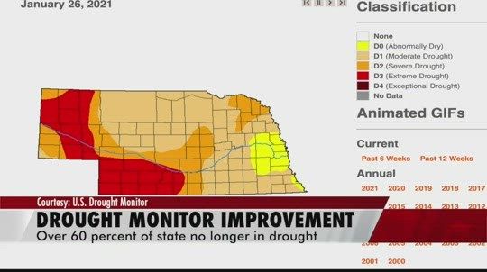 Newest drought monitor shows improving conditions for western ...