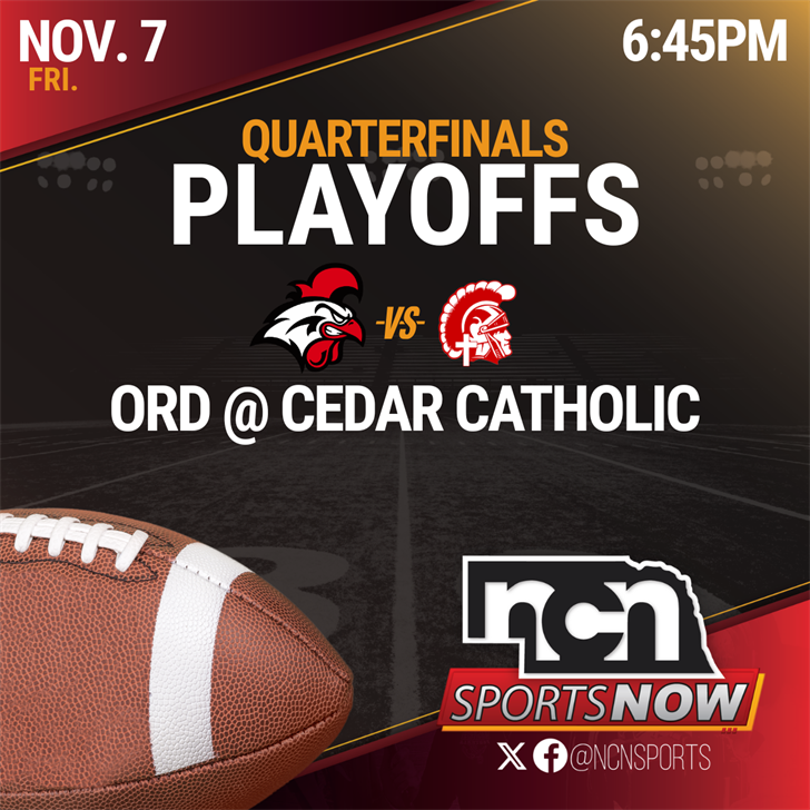 LIVE NOW - C2 Playoffs: Ord vs Cedar Catholic (NCN TV - NORTH) - NEWS ...